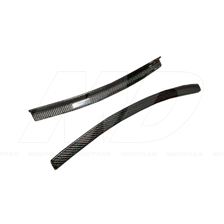 Gt3 Style Carbon Fiber Front Bumper Canards For 2009-2011 Porsche ...