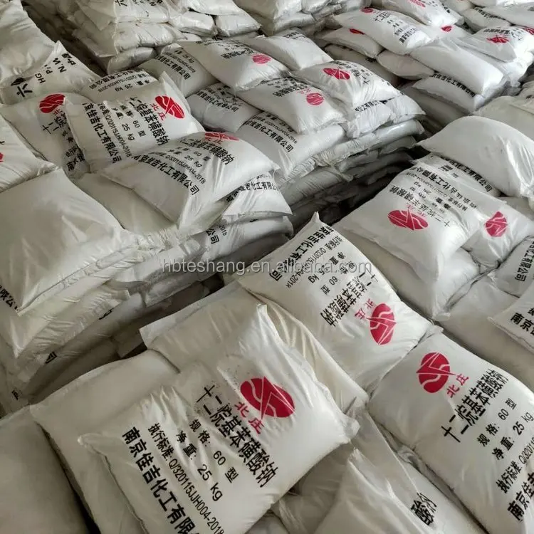 Sodium Lauryl Sulfate/sodium Dodecyl Sulfate Sls/sds/ K12 Powder For Cosmetic Detergent Shampoo ...