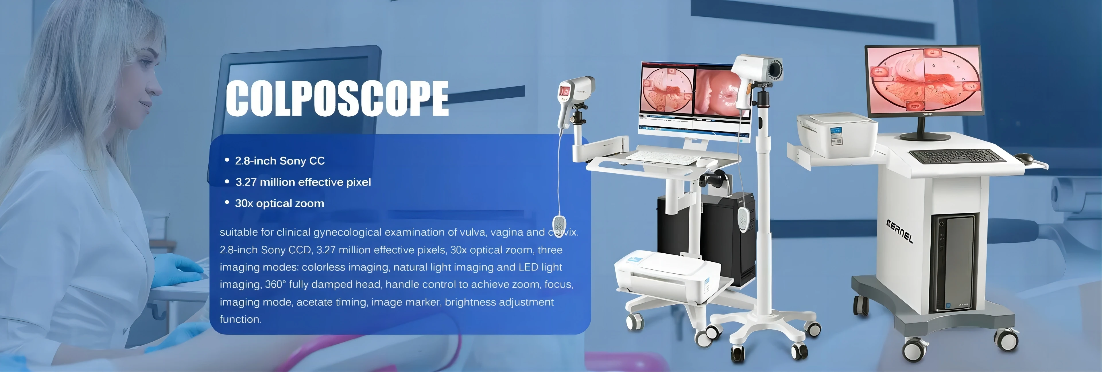 High Resolution Kernel Handheld Colposcope Kn 2200 Portable Medical ...
