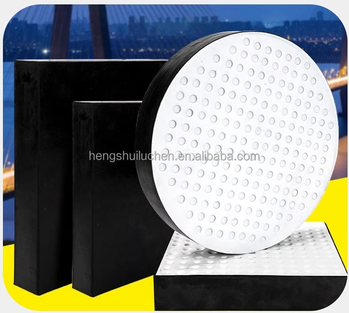 Seismic Isolation Bridge Rubber Bearing Pad Rectangular Elastomeric ...