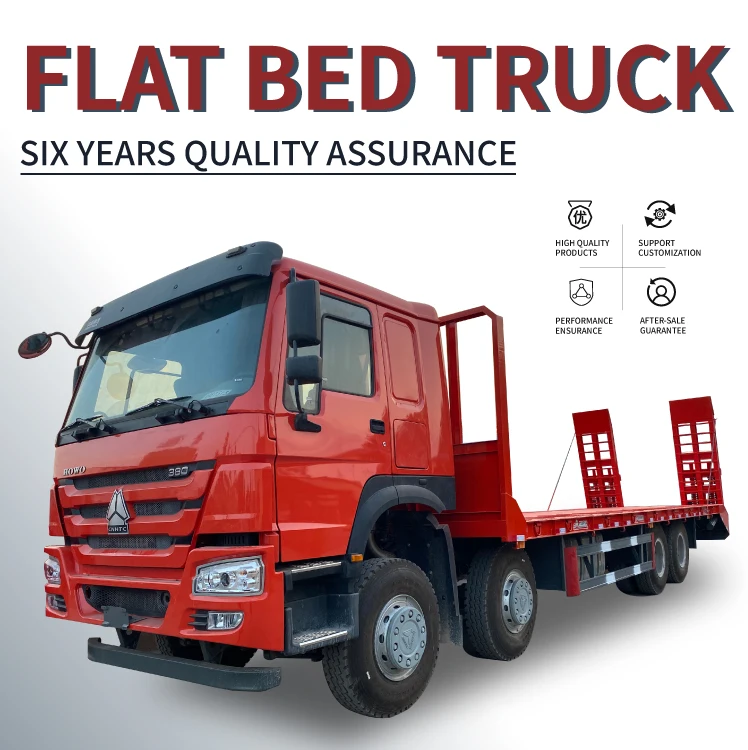 HOWO 8X4 380HP 35t Flatbed Lorry Truck Cargo Truck SINOTRUK HOWO ...