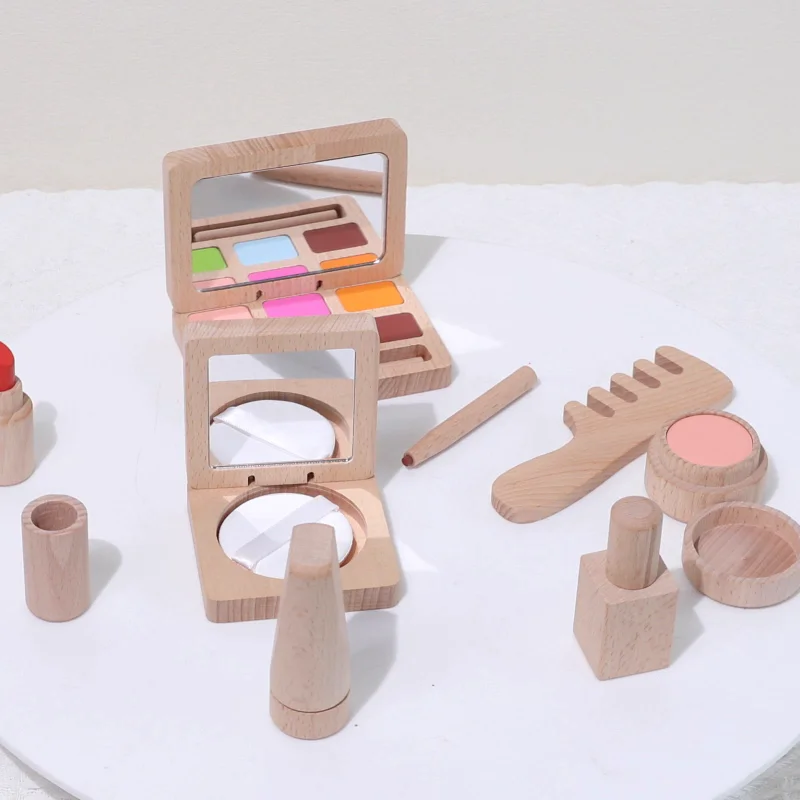 Cpc Children Girl Wooden Pretend Role Play Beauty Make Up Toys ...