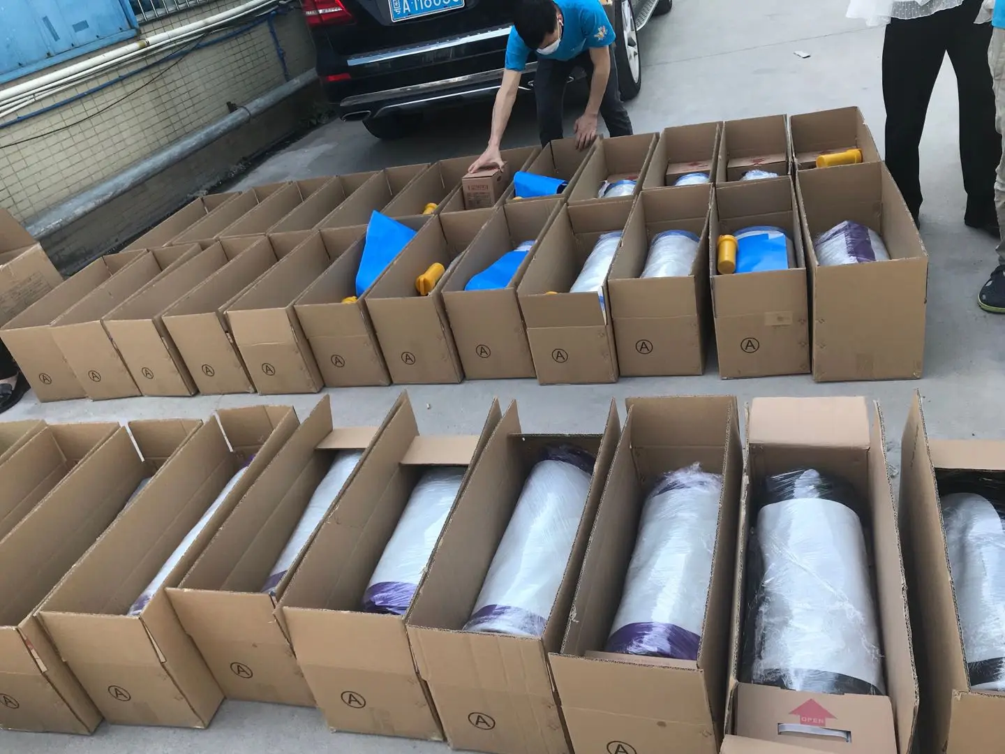 Custom 3m 4m 5m 6m 8m 10m 12m 15m Air Mat Gymnastics Air Track Tumbling ...