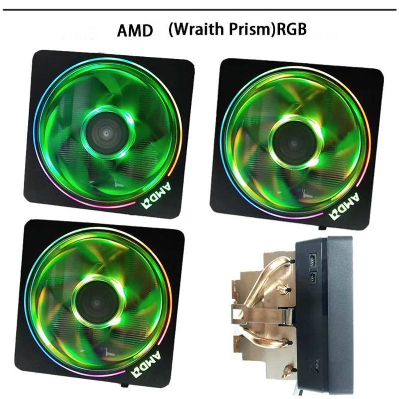 AMD Wraith Prism RGB CPU Cooler for Ryzen 9 3900X & 3700X