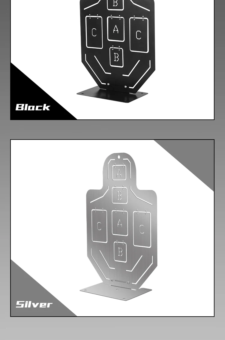 ISPC Laser Cut Steel Targets - Ideal for Shooting Training