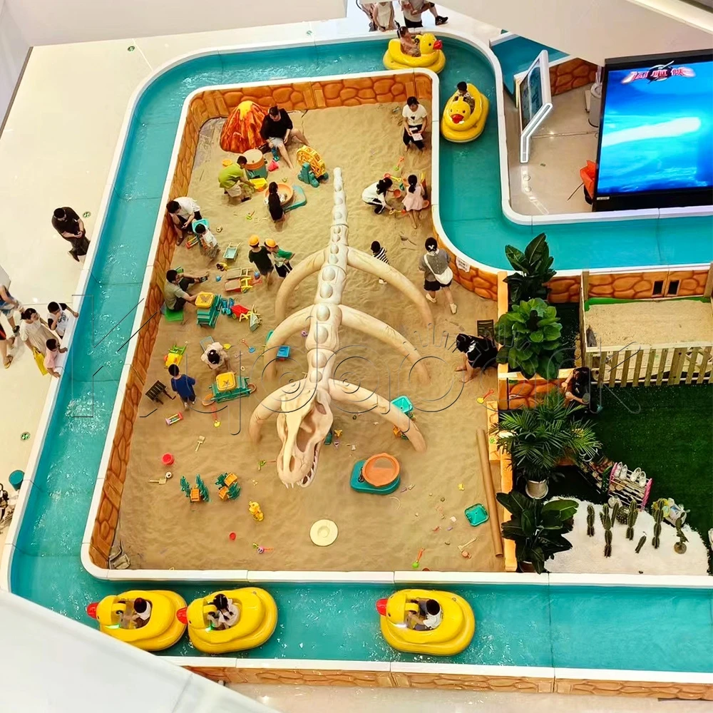 Outdoor Indoor Fiberglass Waterway Carousel Floating Boat