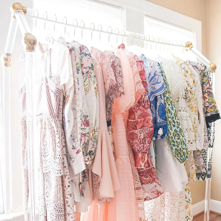 Eco-friendly Acrylic Clothing Racks - Free Standing & Customizable