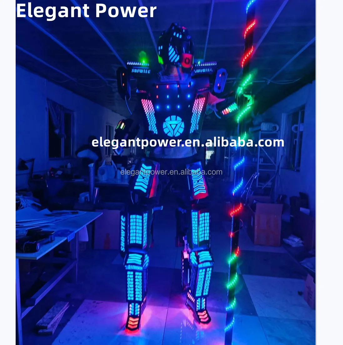 Hot Selling LED Mecha Stilts Costume Party Nightclub Stilts Costume ...