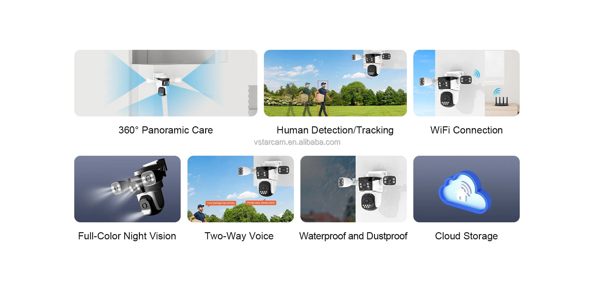 12MP Wireless IP Camera 1080P Smart Home Surveillance Network Camera ...