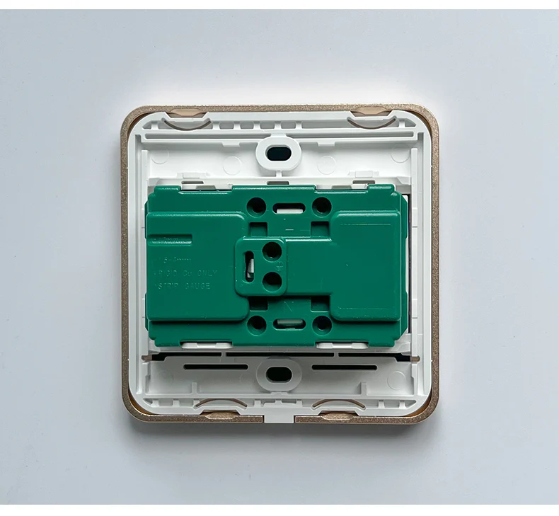 Eu Wall Socket 86 Standard 250v ~ White Black Tempered Glass Vn Thai ...