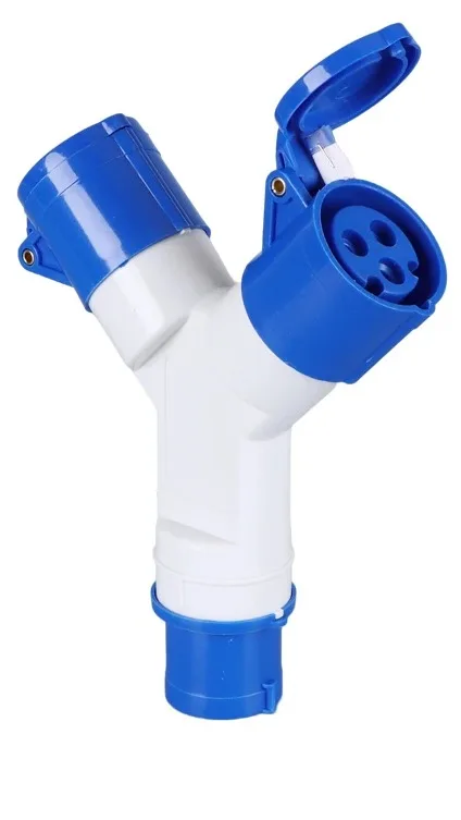 Multi Plug Outlet Splitter 5 Pin 32a Multifunctional 3 Way Industrial ...