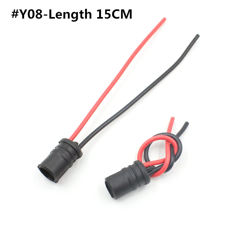 T10 501 LED Wedge Light Bulb Socket Holder - Rubber Base Adaptor