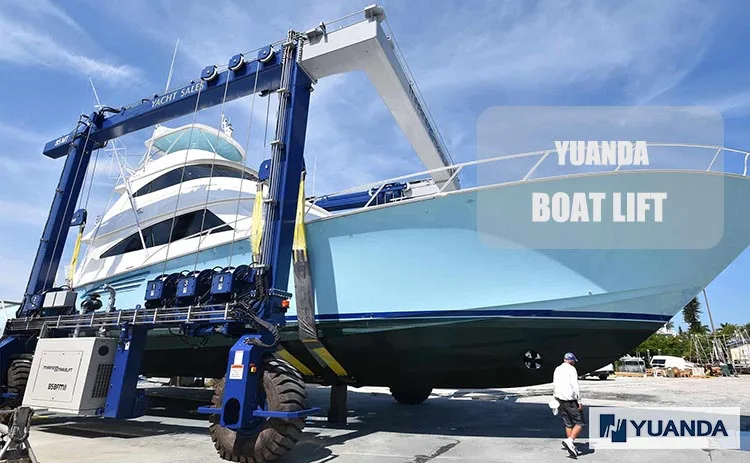 50 Ton Boat Lift - Heavy Duty Marine Travel Lift System