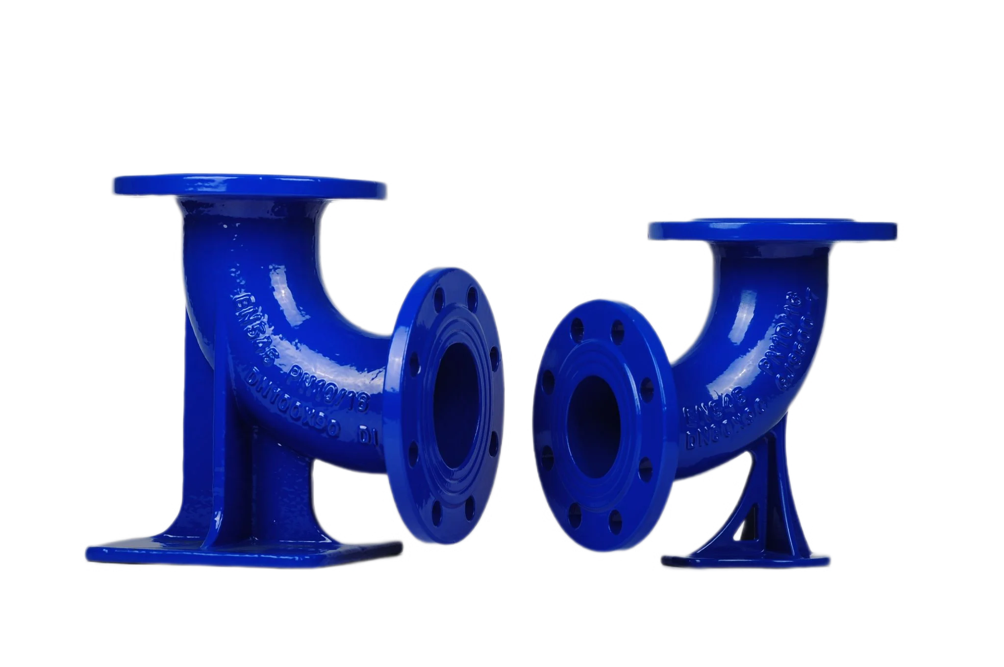 Syi Compact Bend Dn80 Ductile Iron Double Flanged Duckfoot Pipe ...