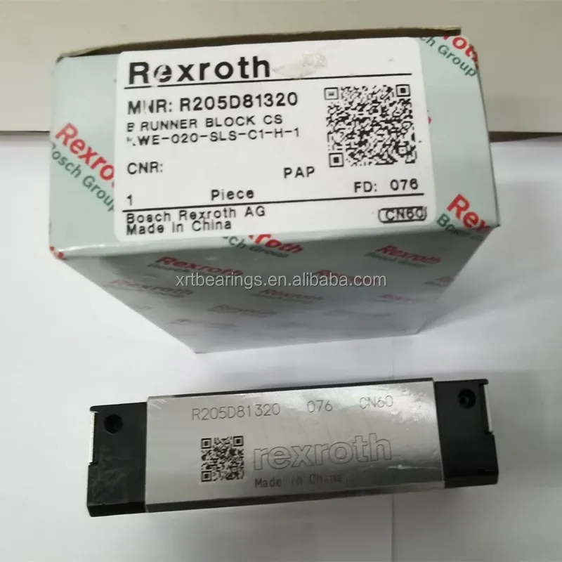Original Rexroth Linear Motion Guide Rail Block Bearing R205d19320 ...