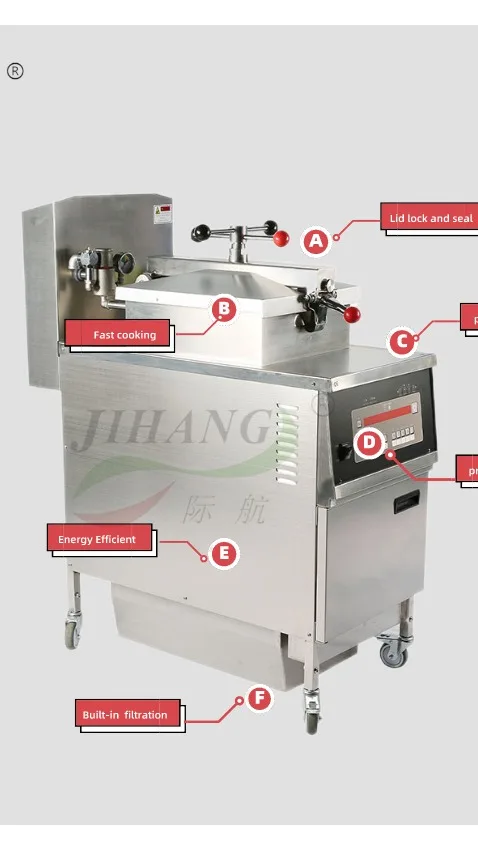 Kfc Chicken Broaster Machine Gas Pressure Fryer Henny Penny Pfg 600 - Buy Henny Penny Gas ...