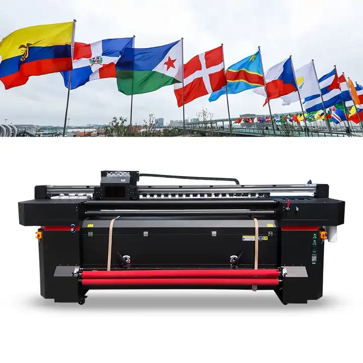 Digital Textile Printer Sublimation Flag Banner Printer Uv Printer Roll ...