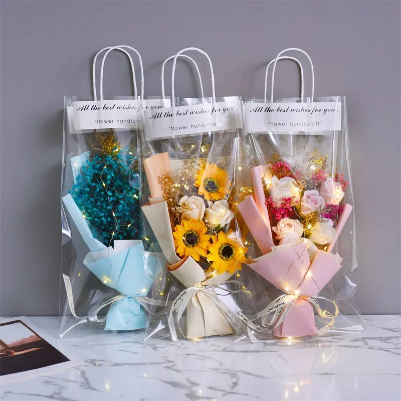 Handmade LED Flower Bouquet - Perfect for Christmas & Valentine's