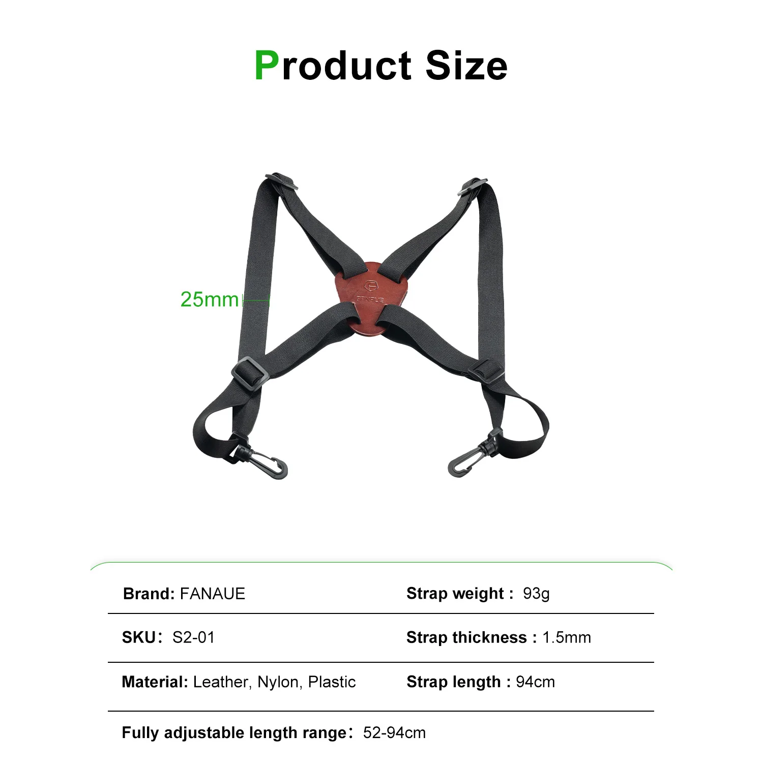 Convenient Fully Adjustable Telescope Shoulder Strap Neck Strap ...