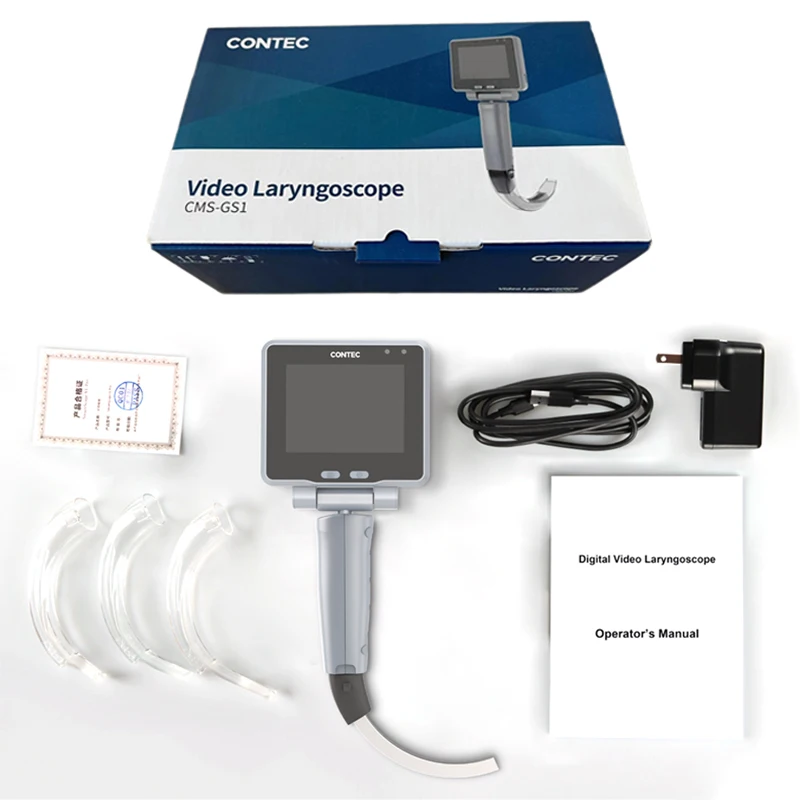 Contec Cms-gs Veterinary Instrument Laryngoscope Set Handheld Video Laryngoscope - Buy ...