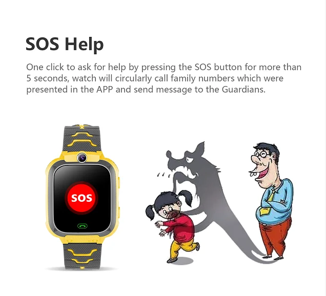 E02 Waterproof Kids Watch Smart Watch Sos Anti-lost Lbs Tracking ...