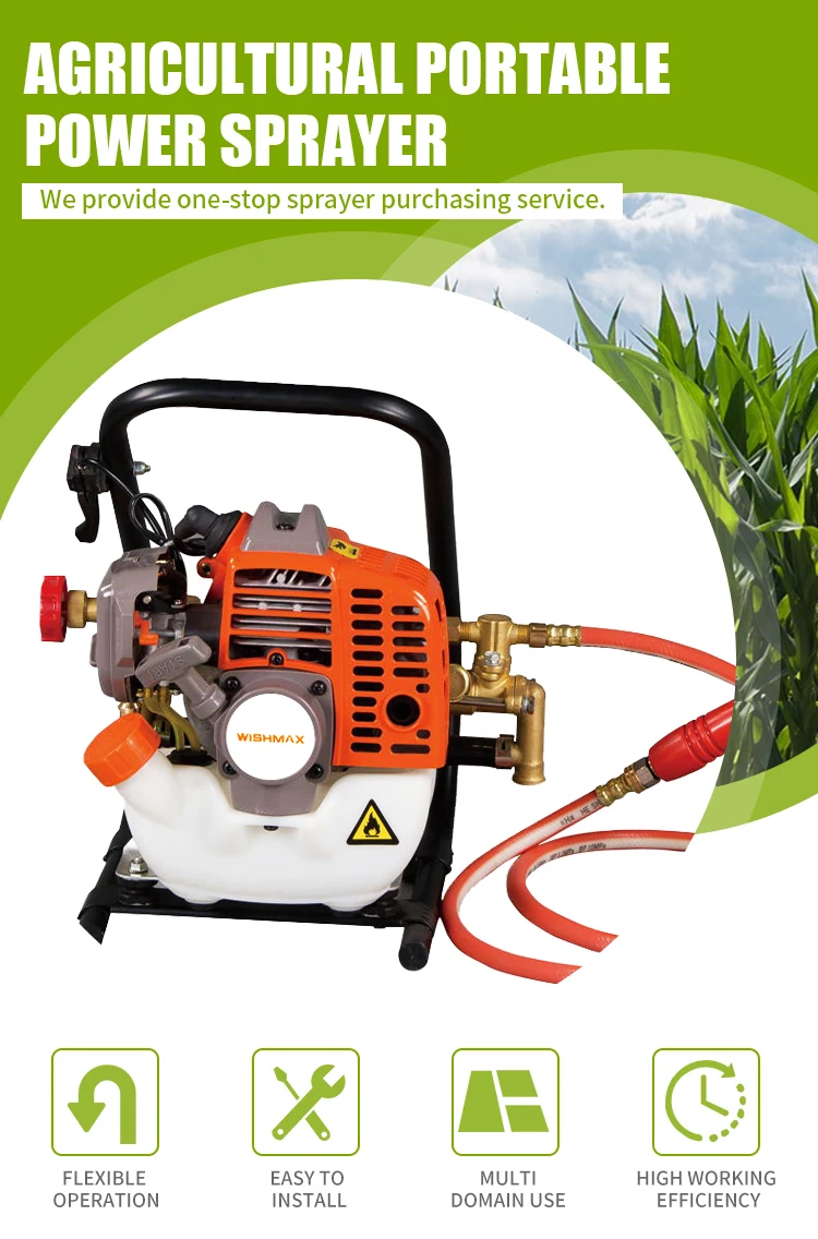 Agriculture Machine Gasoline Engine Pump Power Sprayer - Buy ...