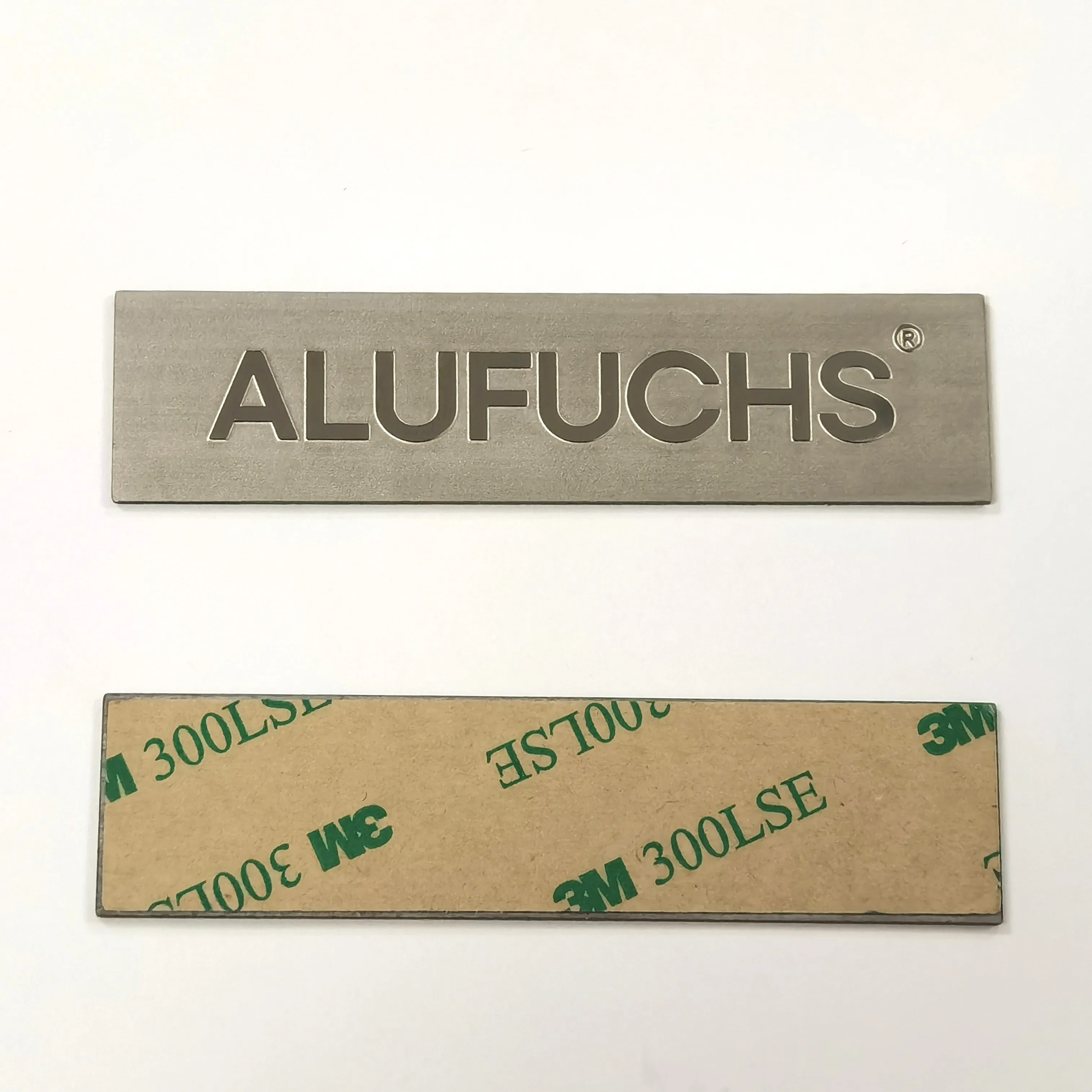 Custom Raised Logo Engraved Etching Stainless Steel Nameplate Mirror ...