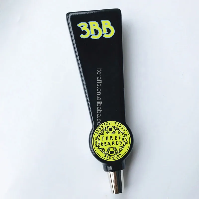 Flavor Label Changeable Custom Designing Classic Black Bar Beer Tap ...