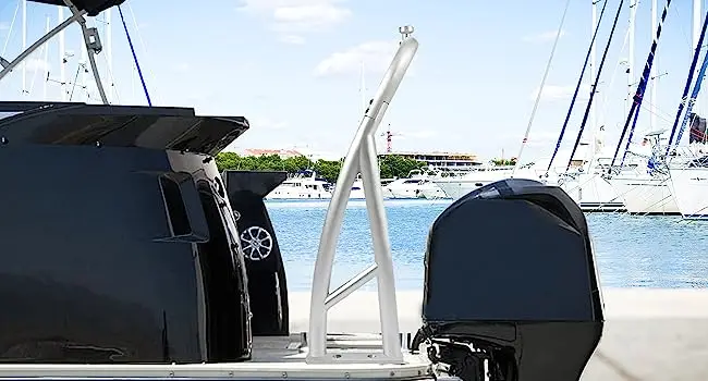 Ski Tow Bar for Pontoon Boats - Durable Aluminum Ski Tower