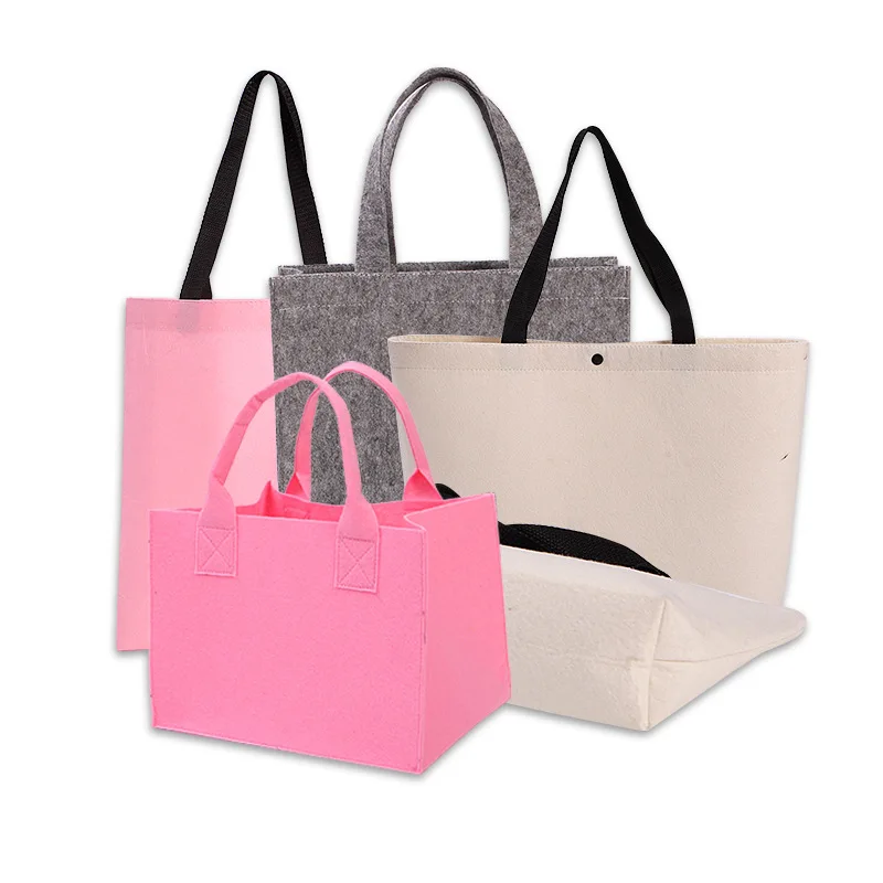 Wholesale Customized Felt Shopping Bag/ Multi -purpose Felt One ...