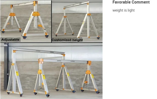 A Frame Small Manual Electric Operation Portable Gantry Crane With ...