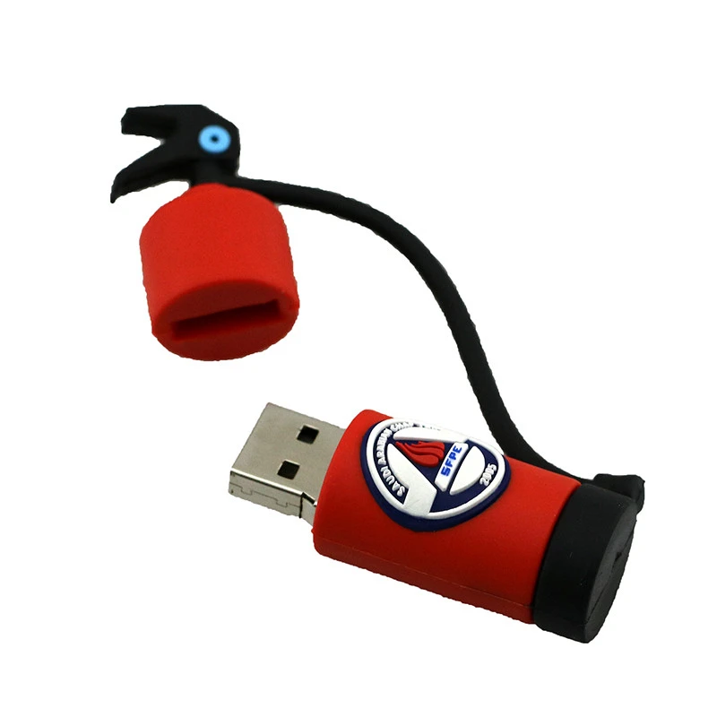 Fire Extinguisher Pvc Usb Flash Drive 2.0 3.0 Credit Card Flash Drive ...