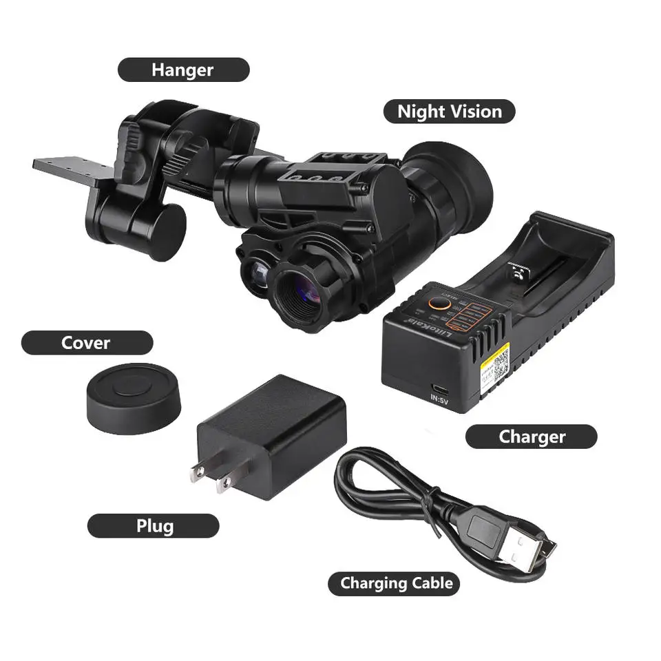 NVG10 Night Vision Goggles for Hunting, IP66 Waterproof