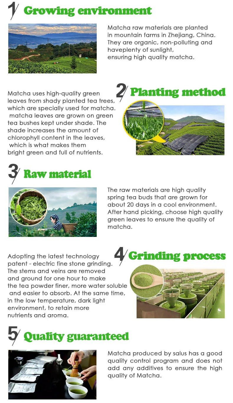 Organic Matcha Powder - 100% Natural Green Tea Matcha