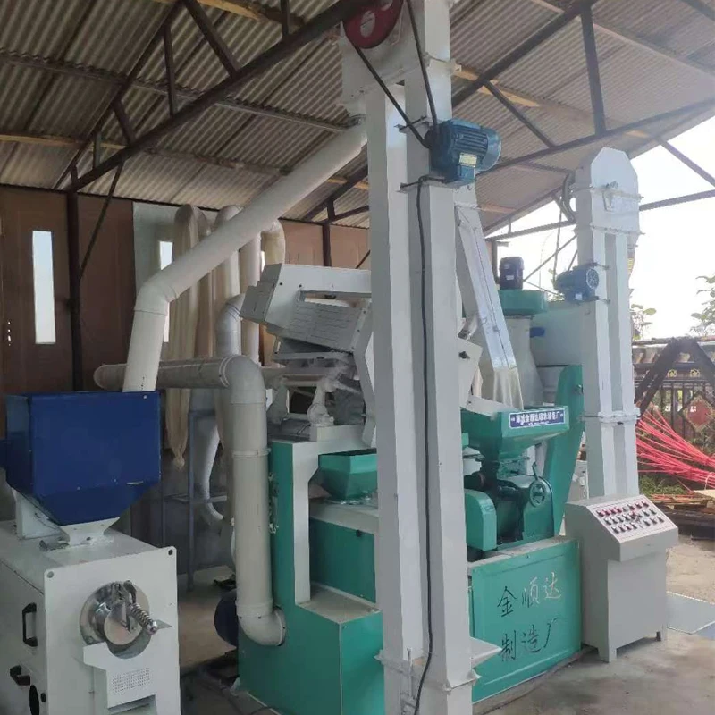 Rice Milling Machine Complete Set Compact Rice Mill Combined Rice ...