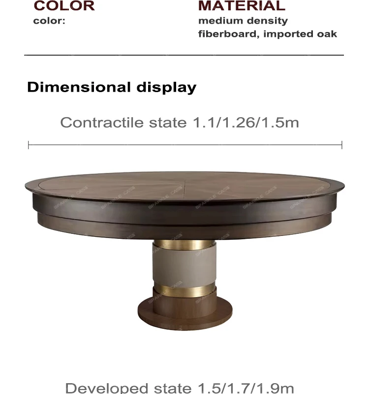 Fletcher Capstan Extendable Dining Table - Solid Wood