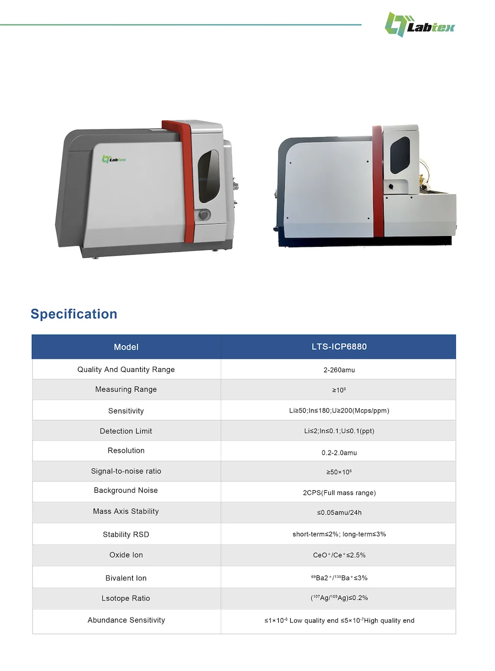 Labtex Icp-ms Inductively Coupled Plasma Mass Spectrophotometer ...