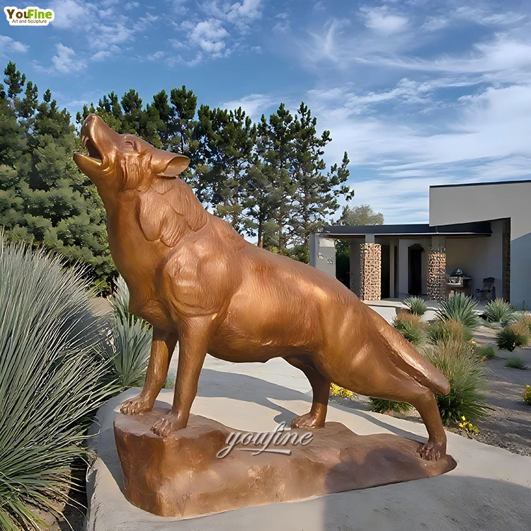 Bronze Statues Life Size Wolf Statue for Sale - YOU FINE