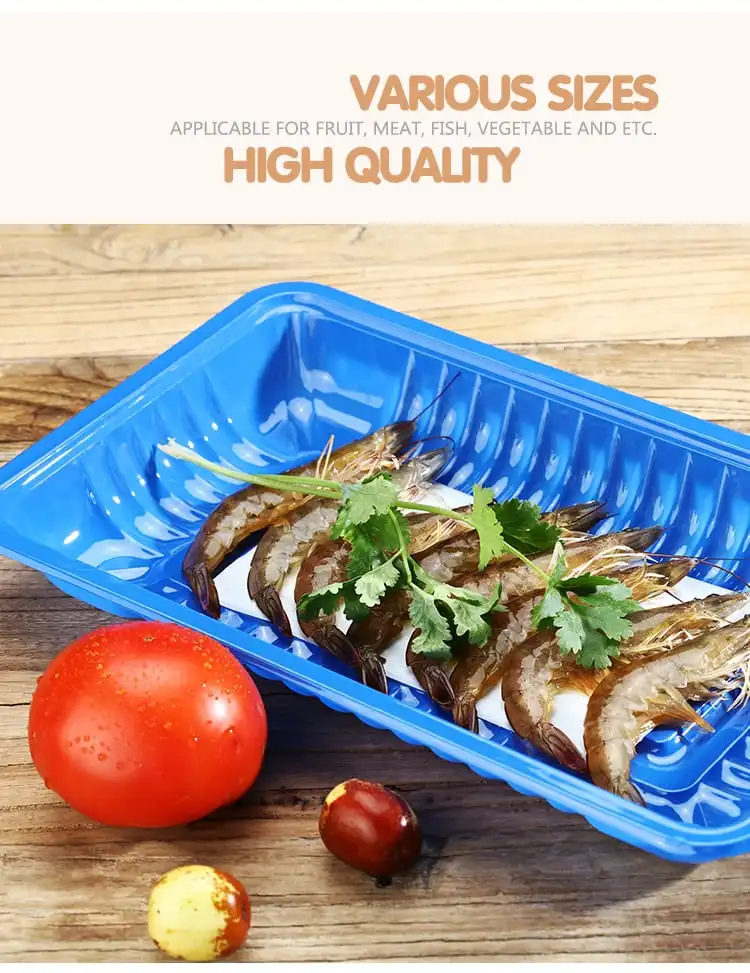 Fresh Fish Meat Disposable Plastic Food Packaging Tray - Buy Fresh Meat ...