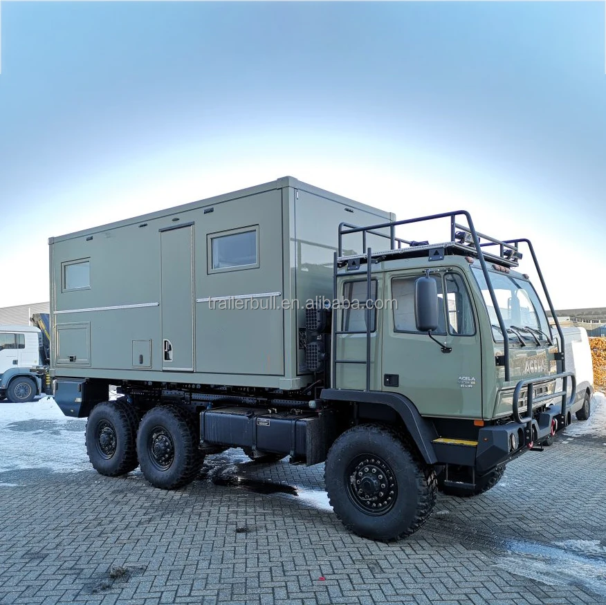 Customizable 18ft Square Expedition Motorhome Truck Camper Shell Diy ...