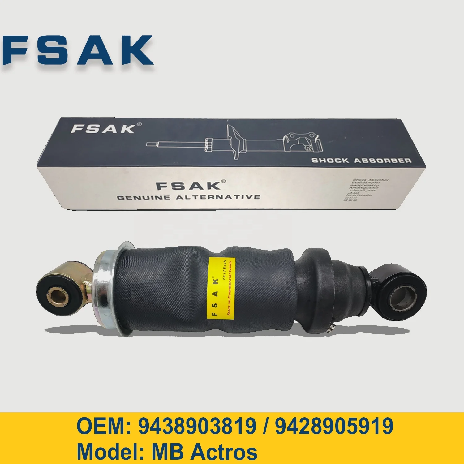 Actros MP2/MP3 Cabin air Shock Absorber 9438903819 / 9428905919 ...