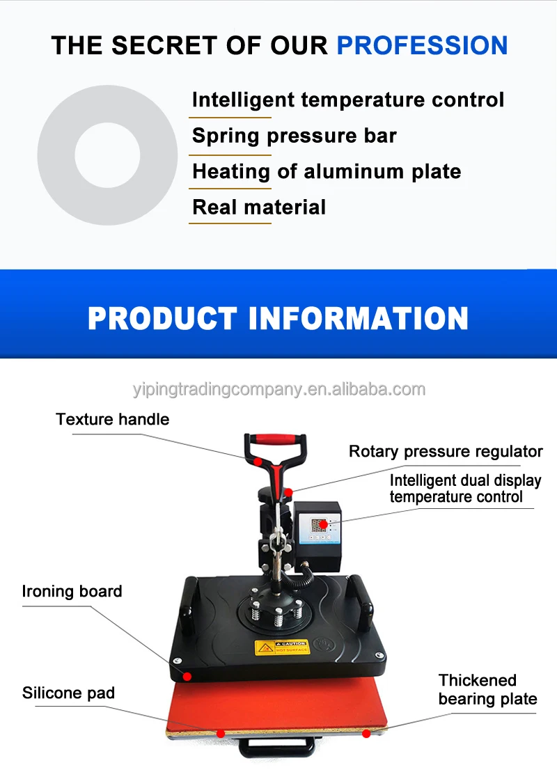 5 in 1 Heat Press Machine - Versatile & Easy to Operate
