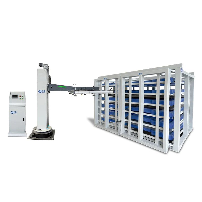 Two-axis high-bearing column robot with six layers of manual storage ...
