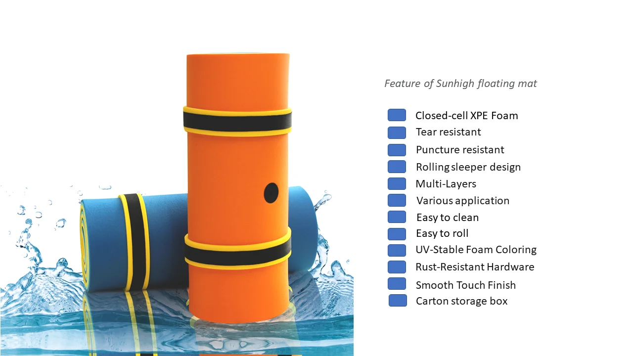 Floating Mat Foam Island Pad Pool Floats for Family Fun