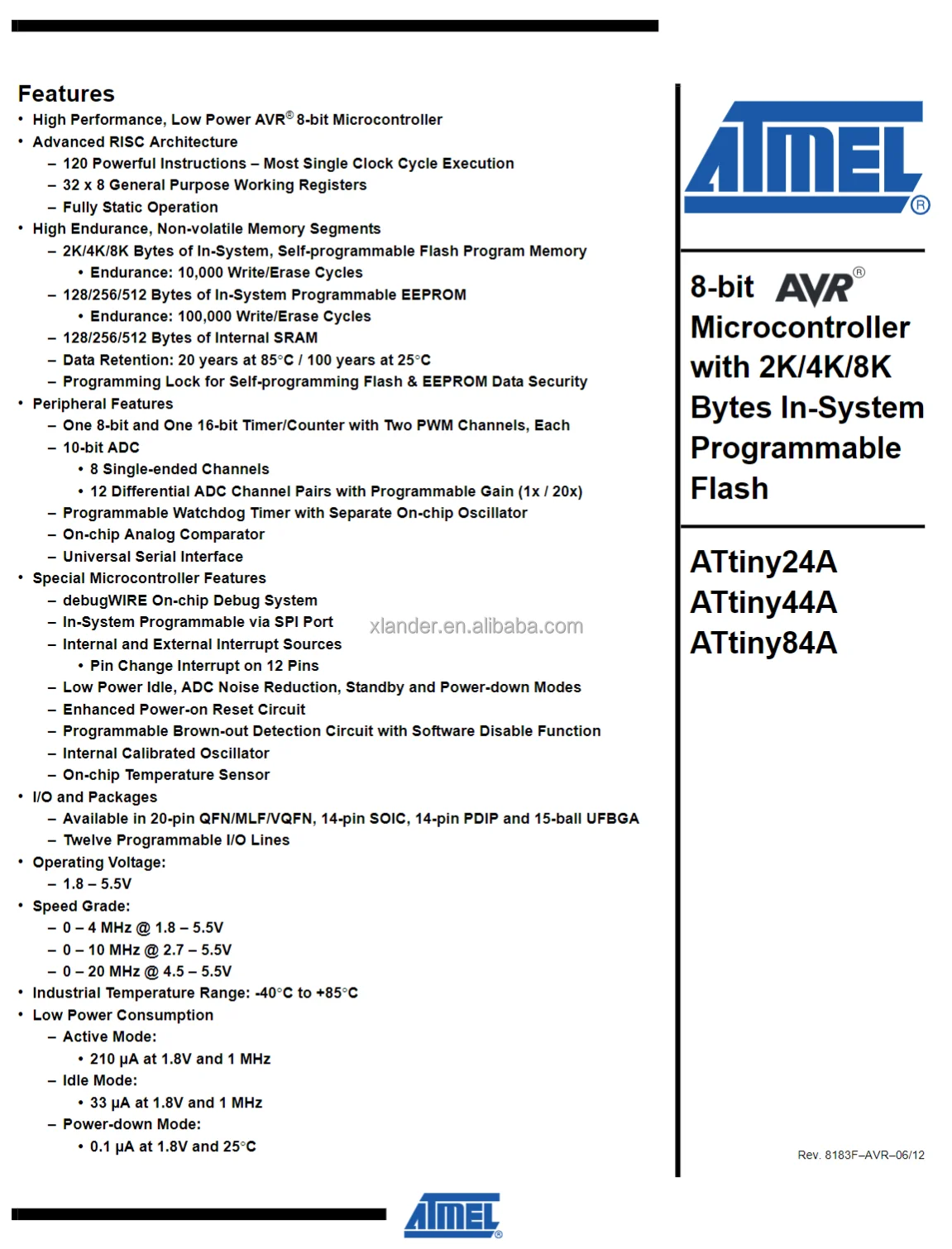 E-tag Attiny44a-ssur Ic Mcu 8bit 4kb Flash 14soic Integrated Circuit Electronic Components Ic ...
