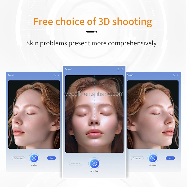 3D AI Facial High-Definition Comprehensive Facial Skin Analysis Beauty ...