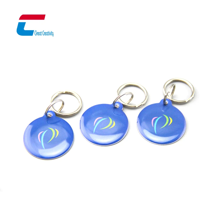 Epoxy NFC RFID Tag Keychain - Access Control & Payment