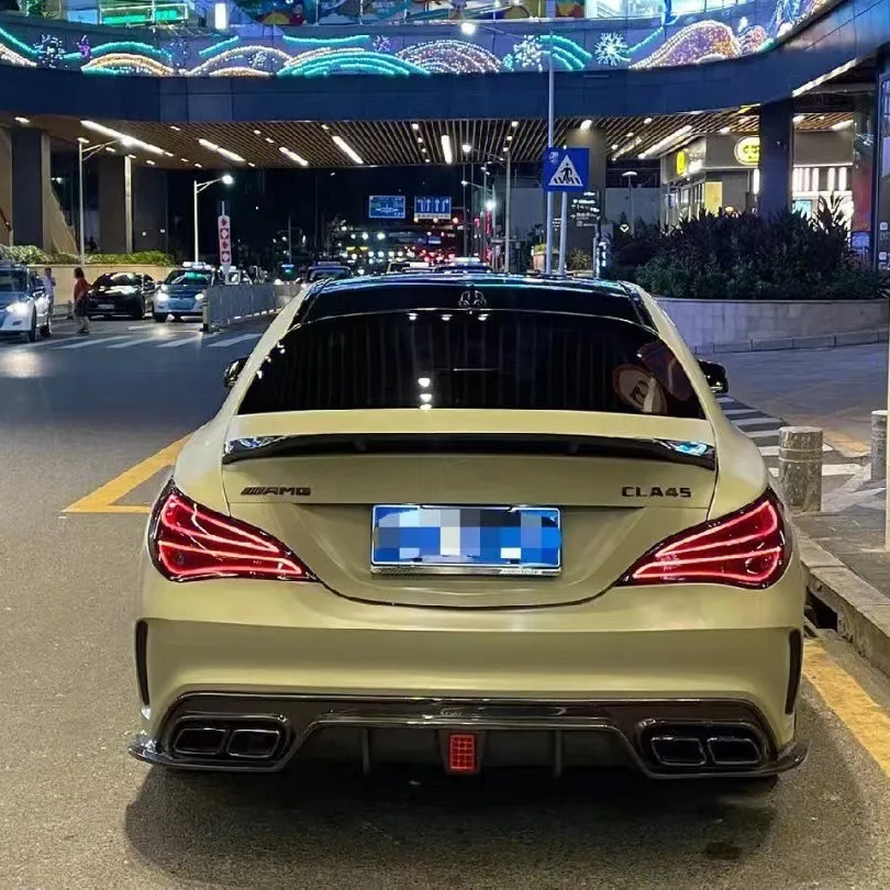 Mercedes CLA45 R Style Carbon Fiber Trunk Wing Spoiler