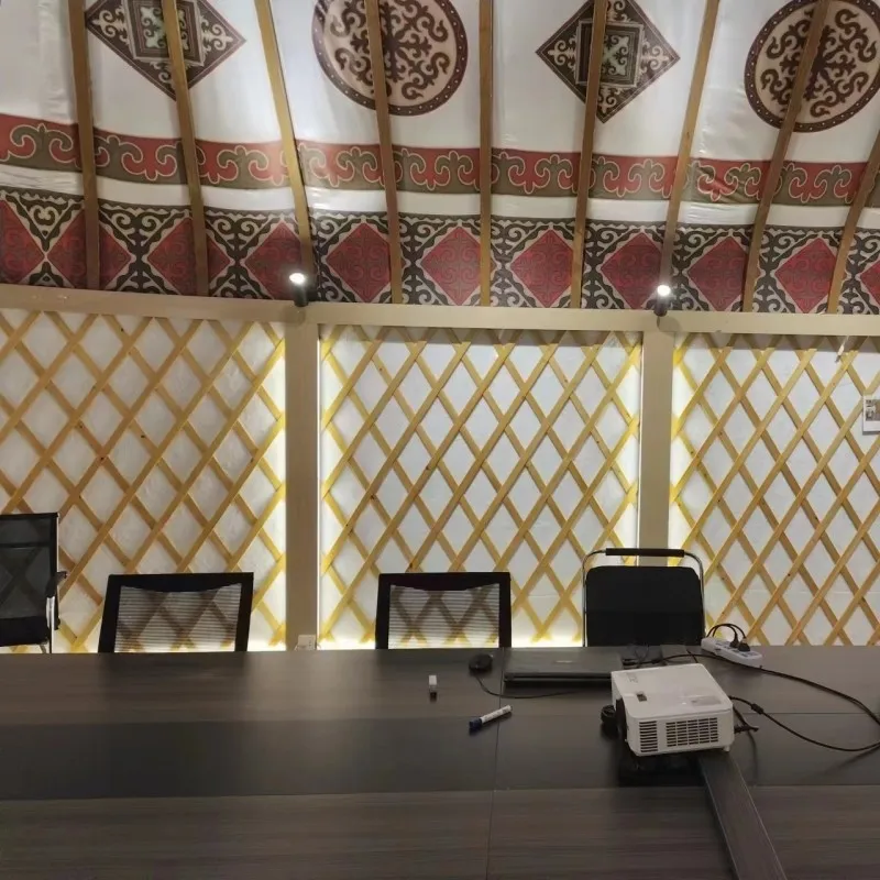 Multifunctional Rectangular Pvc Oval Yurt Large Luxury Kazakh Yurt Tent ...