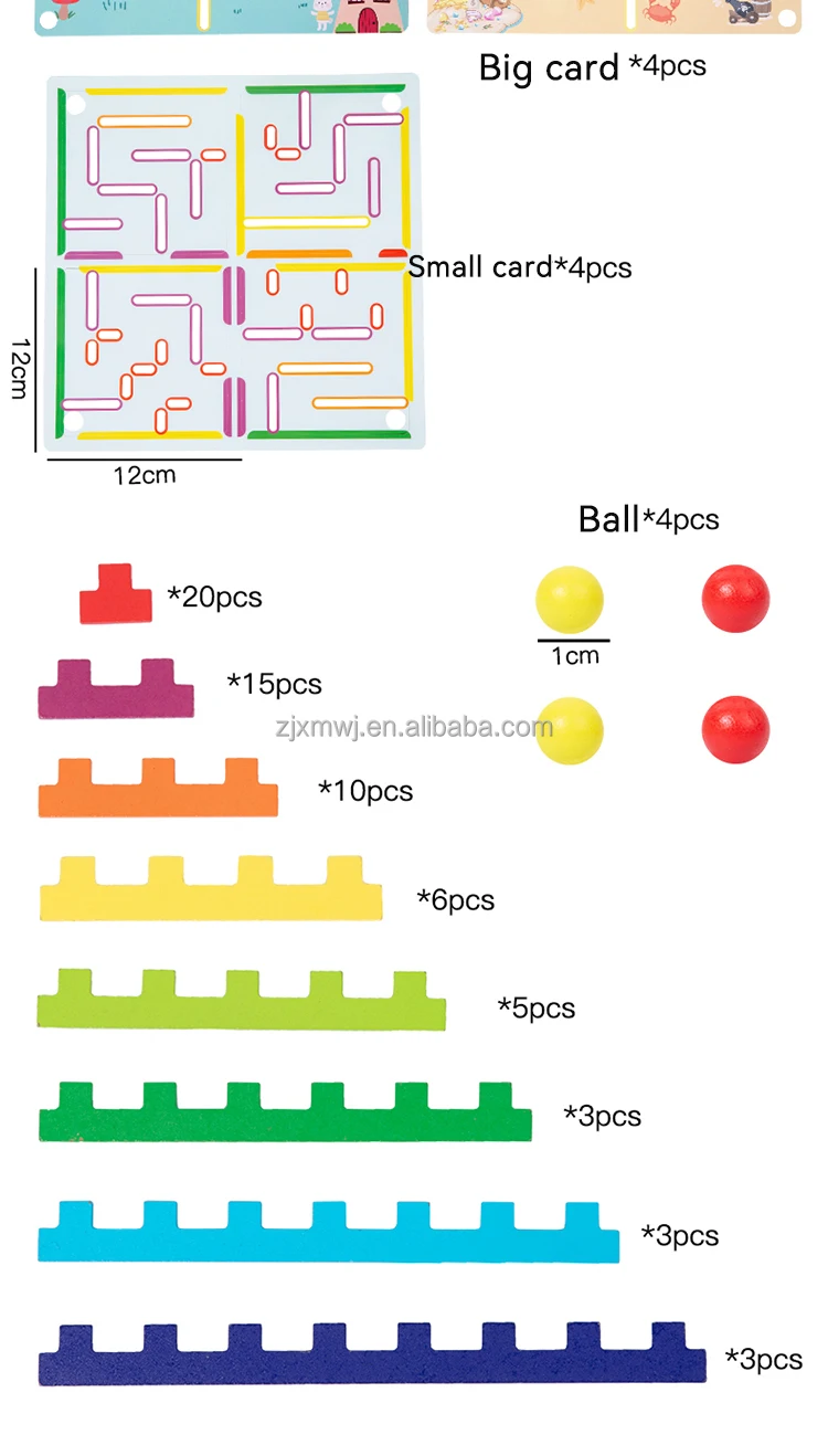 Early Educational Kid Logical Thinking Exercise Other Montessori Toy ...
